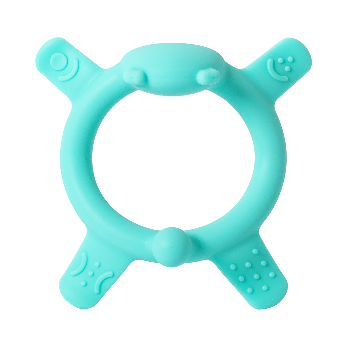 Pigeon Bear Silicone Teether (Green)